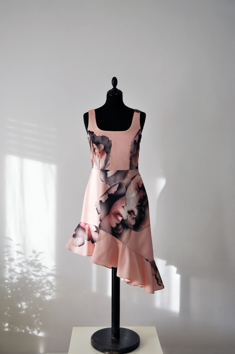 Asymmetric Midi Dress Sewing Pattern – Patterns by Lucia