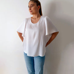 Bell Sleeve Blouse Sewing Pattern for Women – Patterns by Lucia