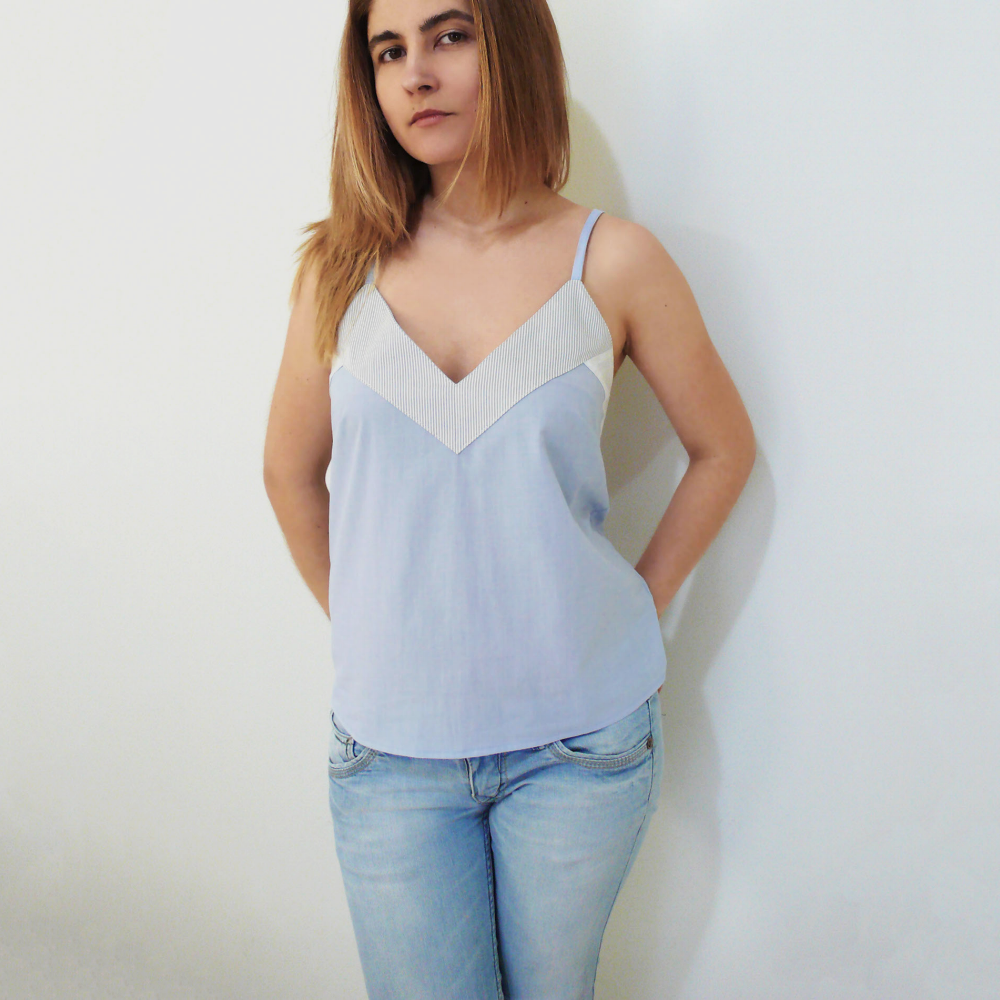 V-Neck Camisole Sewing Pattern for Women – Patterns by Lucia