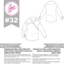 Asymmetric Shirt Sewing Pattern for Women – Patterns by Lucia