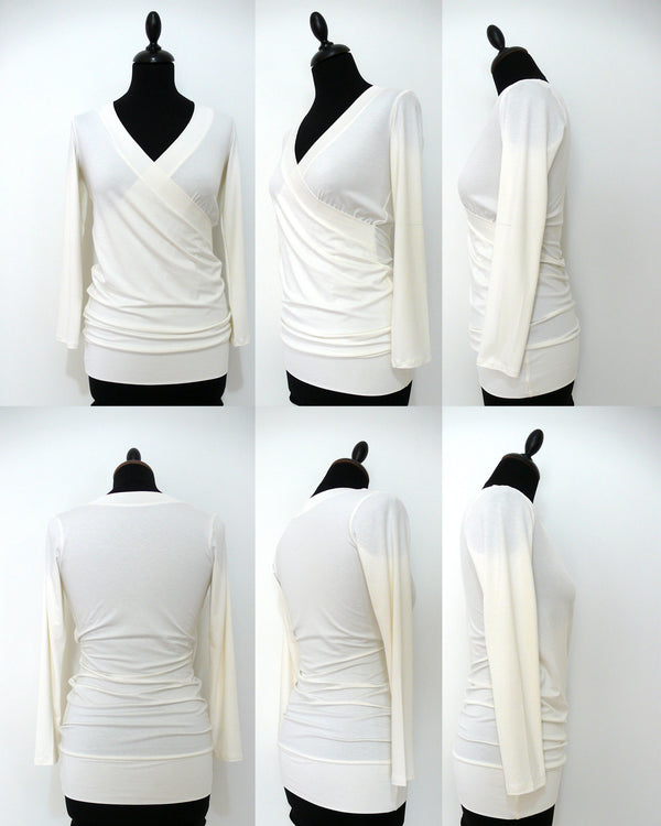 Faux Wrap Top Sewing Pattern for Women – Patterns by Lucia