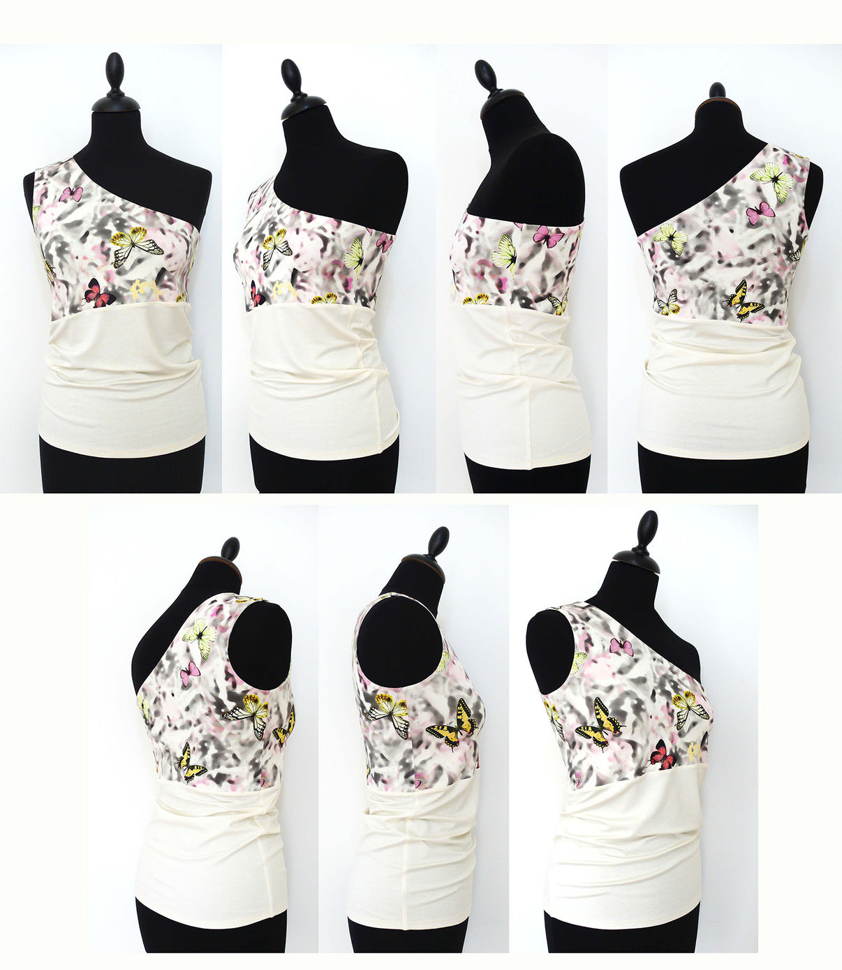 One shoulder Top Sewing Pattern for Women – Patterns by Lucia