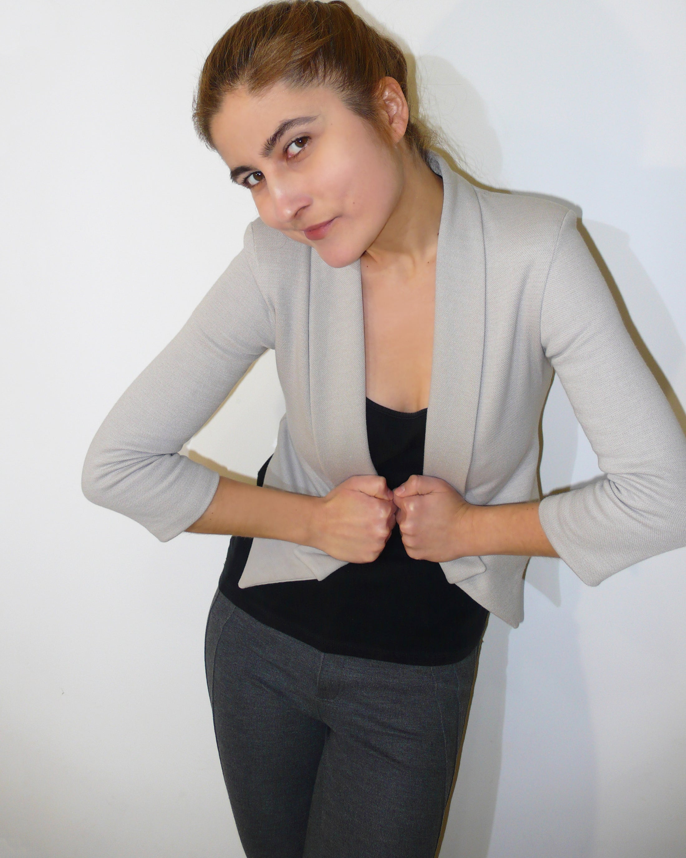 Cropped Blazer Sewing Pattern for Women – Patterns by Lucia