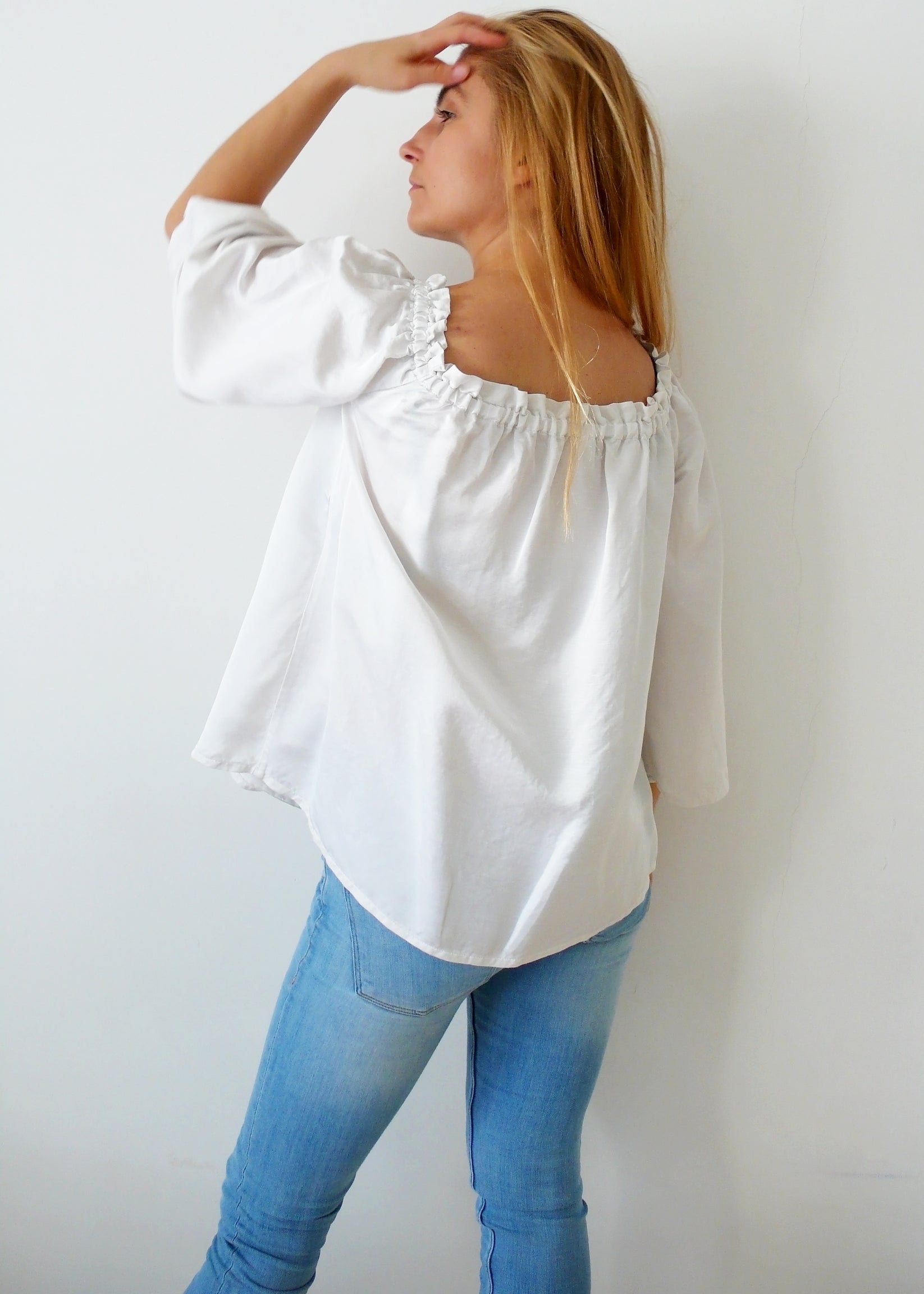 Off-shoulder Top or Dress Sewing Pattern for Women – Patterns by Lucia