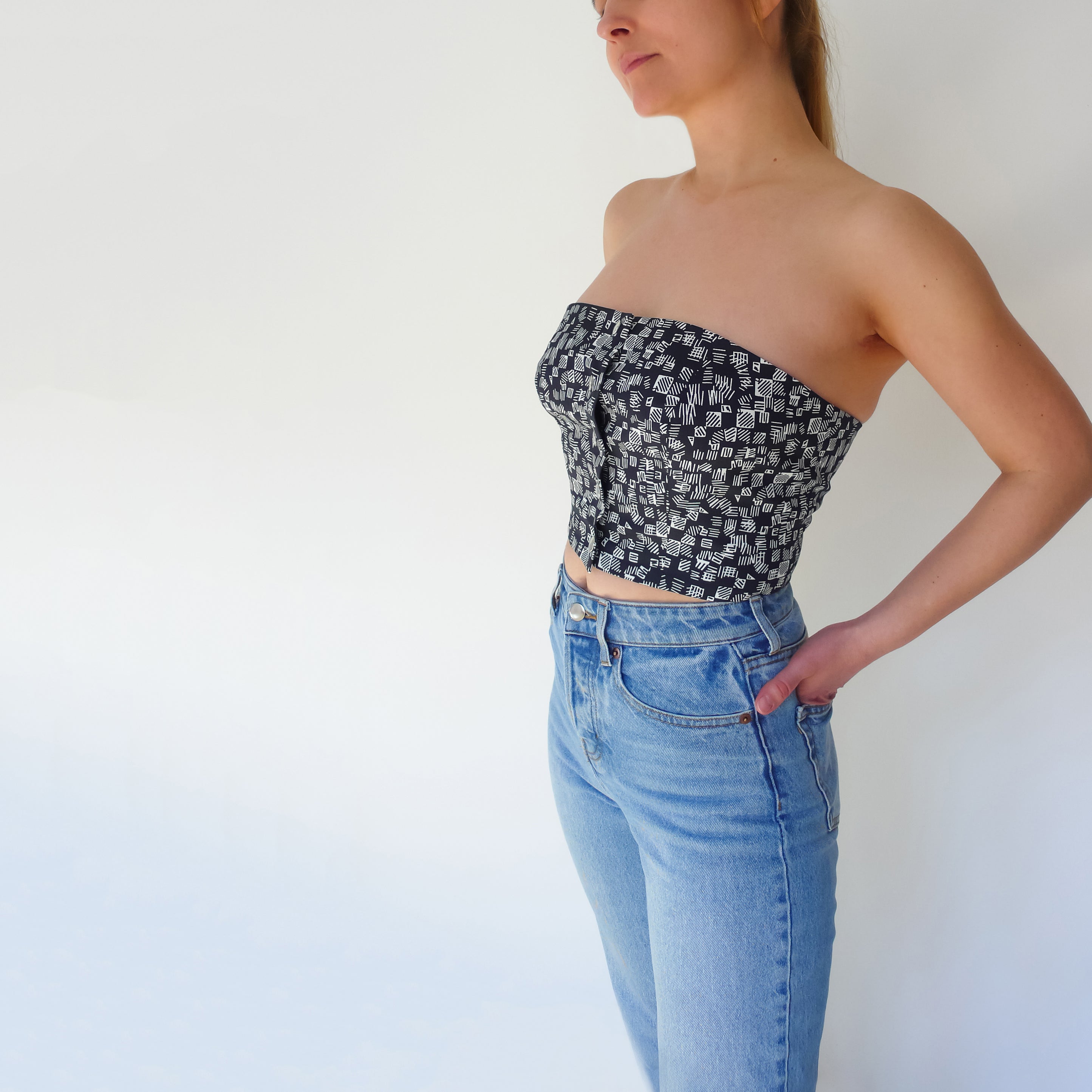 Bustier Top Sewing Pattern for Women – Patterns by Lucia
