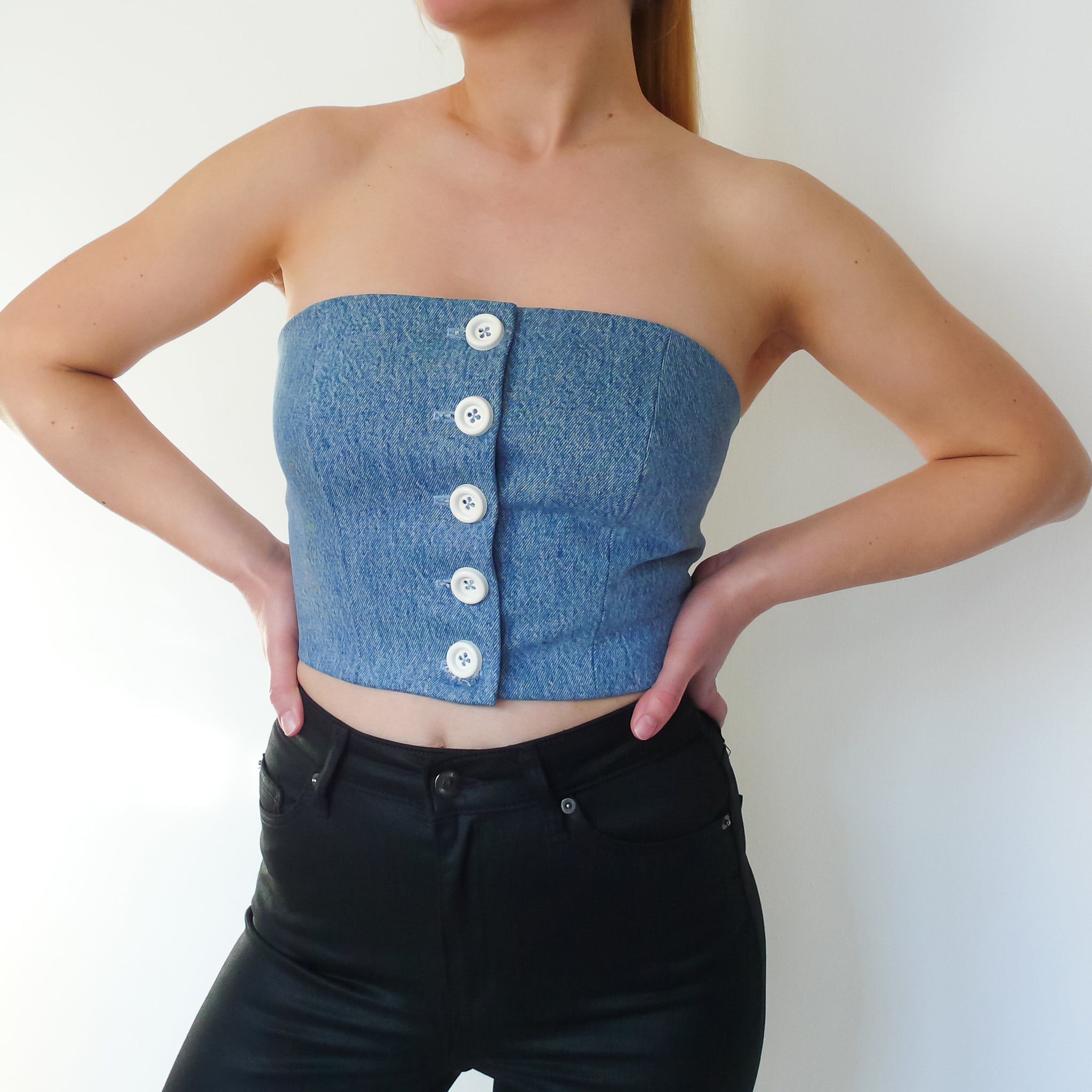 Bustier Top Sewing Pattern for Women – Patterns by Lucia