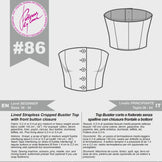 Bustier Top Sewing Pattern for Women – Patterns by Lucia
