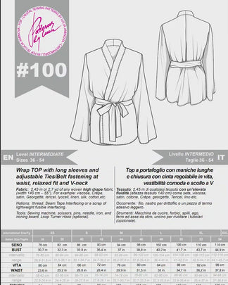 Wrap Top Sewing Pattern for Women – Patterns by Lucia